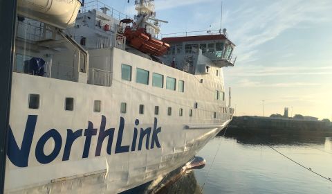 Watch: NorthLink freight ship runs aground on arrival into Aberdeen ...