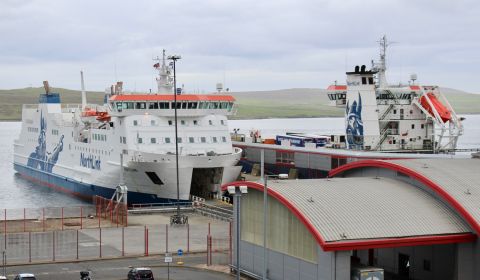Watch: NorthLink freight ship runs aground on arrival into Aberdeen ...