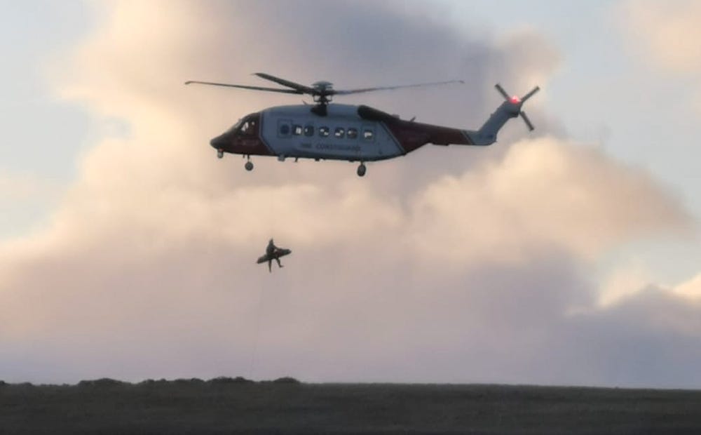 Woman taken to hospital after cliff fall | Shetland News