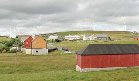 Yell wind farm developer takes six turbines out of plans | Shetland News