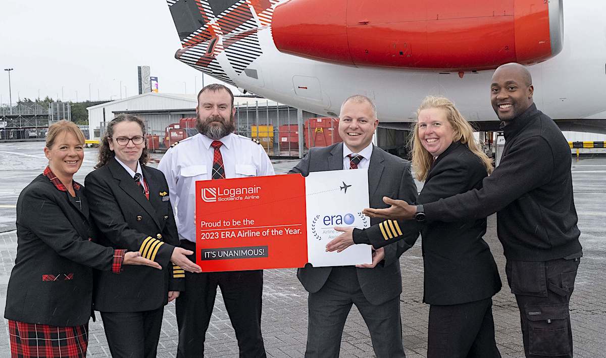 Loganair wins major aviation industry accolade | Shetland News