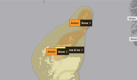 Yellow weather warning for snow and ice issued | Shetland News