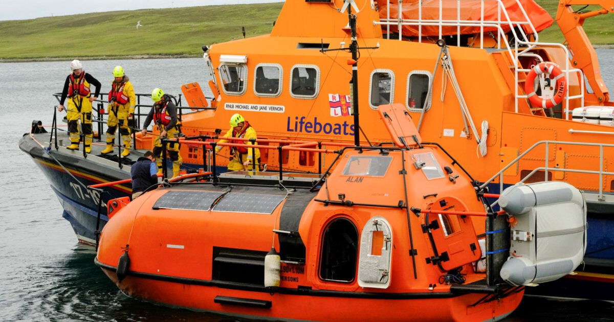 Converted lifeboat arrives in Shetland – with a little help from the ...