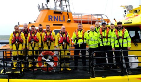 Lifeboat crew get into Christmas spirit with annual tree exercise ...