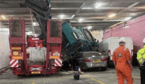 Watch: NorthLink freight ship runs aground on arrival into Aberdeen ...