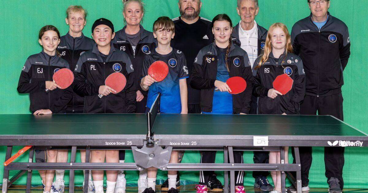 Five young table tennis players selected to represent Scotland ...