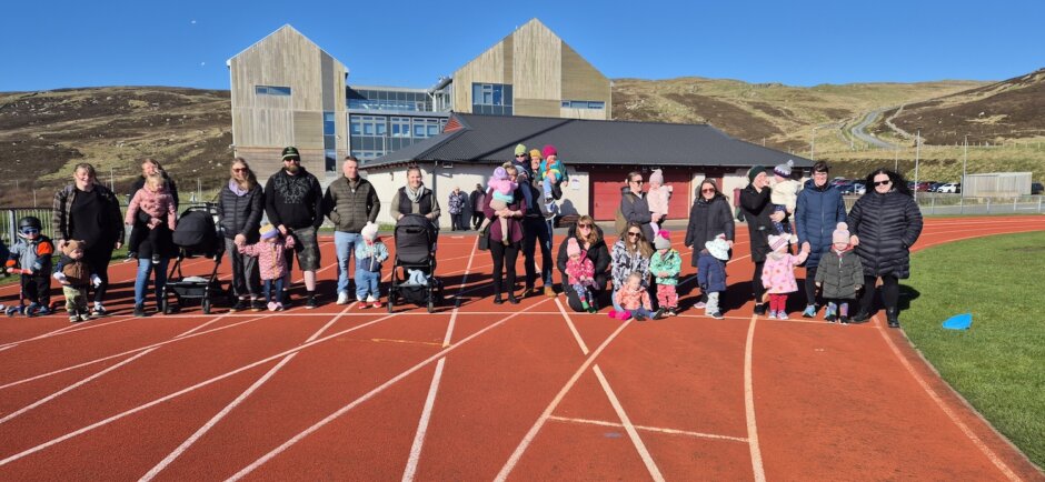 Sponsored toddle raises more than £1k for under fives group | Shetland News