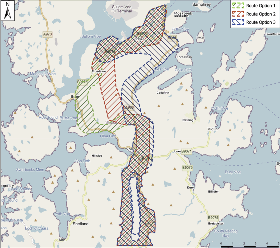 Voe anti-pylon petition goes island wide | Shetland News