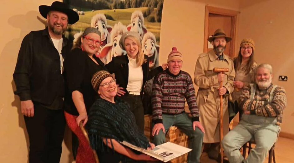 Brenna Players spin a wooly yarn in hilarious murder mystery | Shetland ...
